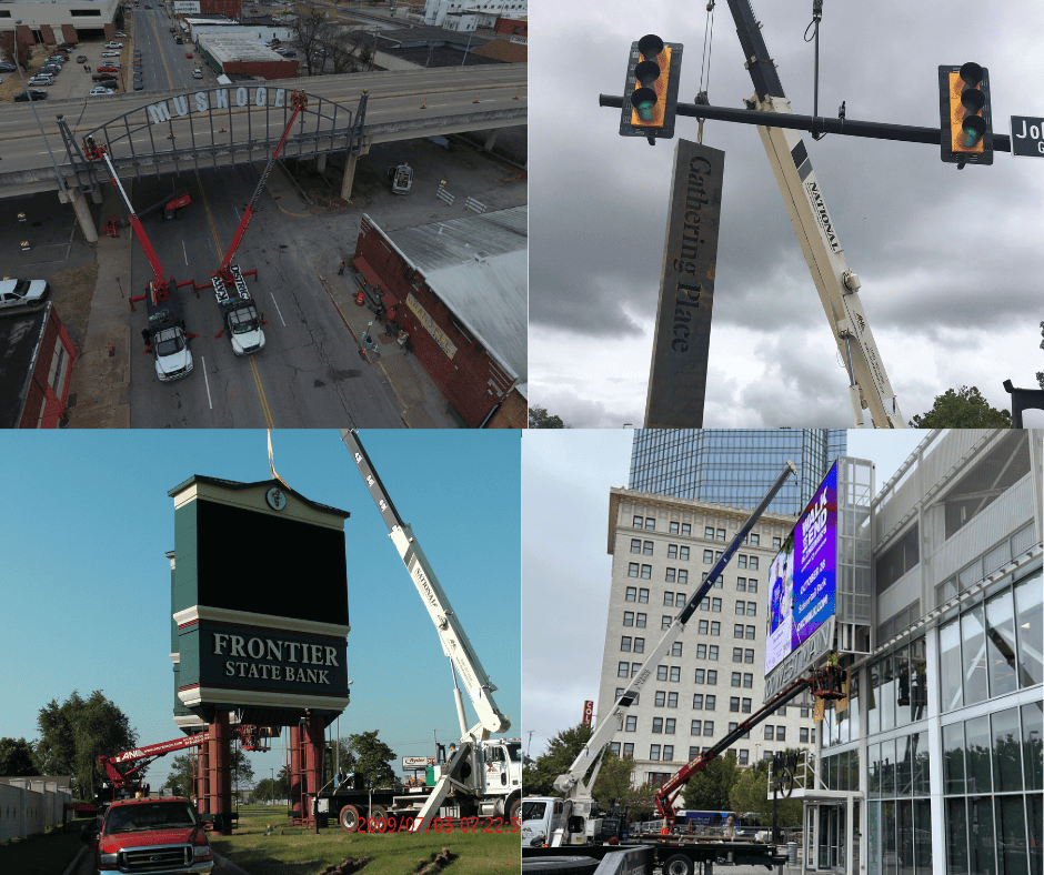 Sign Installation - Acuraneon | Custom Signs | Broken Arrow